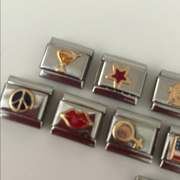 NOMINATIONS | Jewelry | Italian Charms Stainless Steel Manuel Zedpasant ...